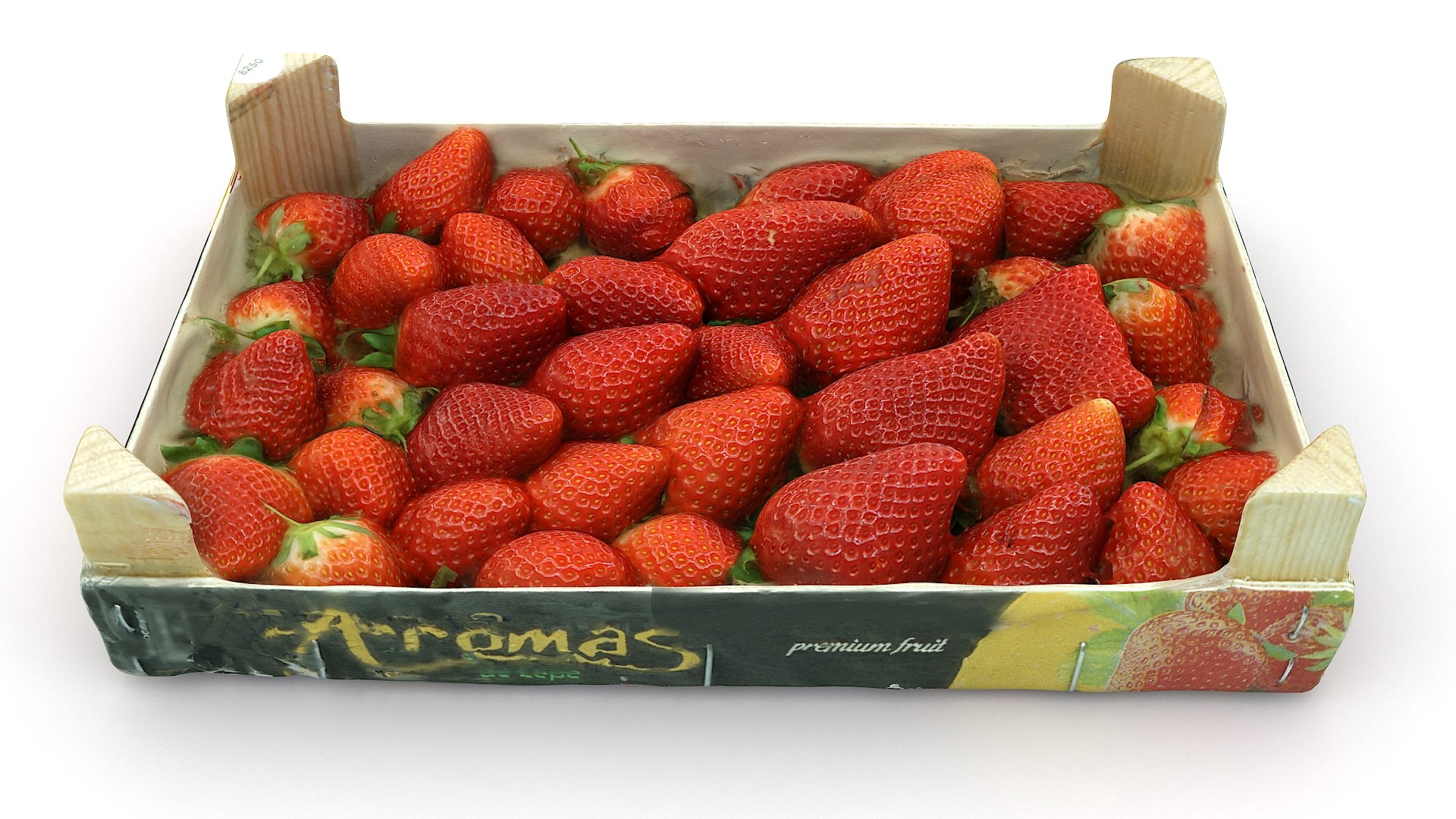 3D Model Strawberries Box Games - TurboSquid 1549196