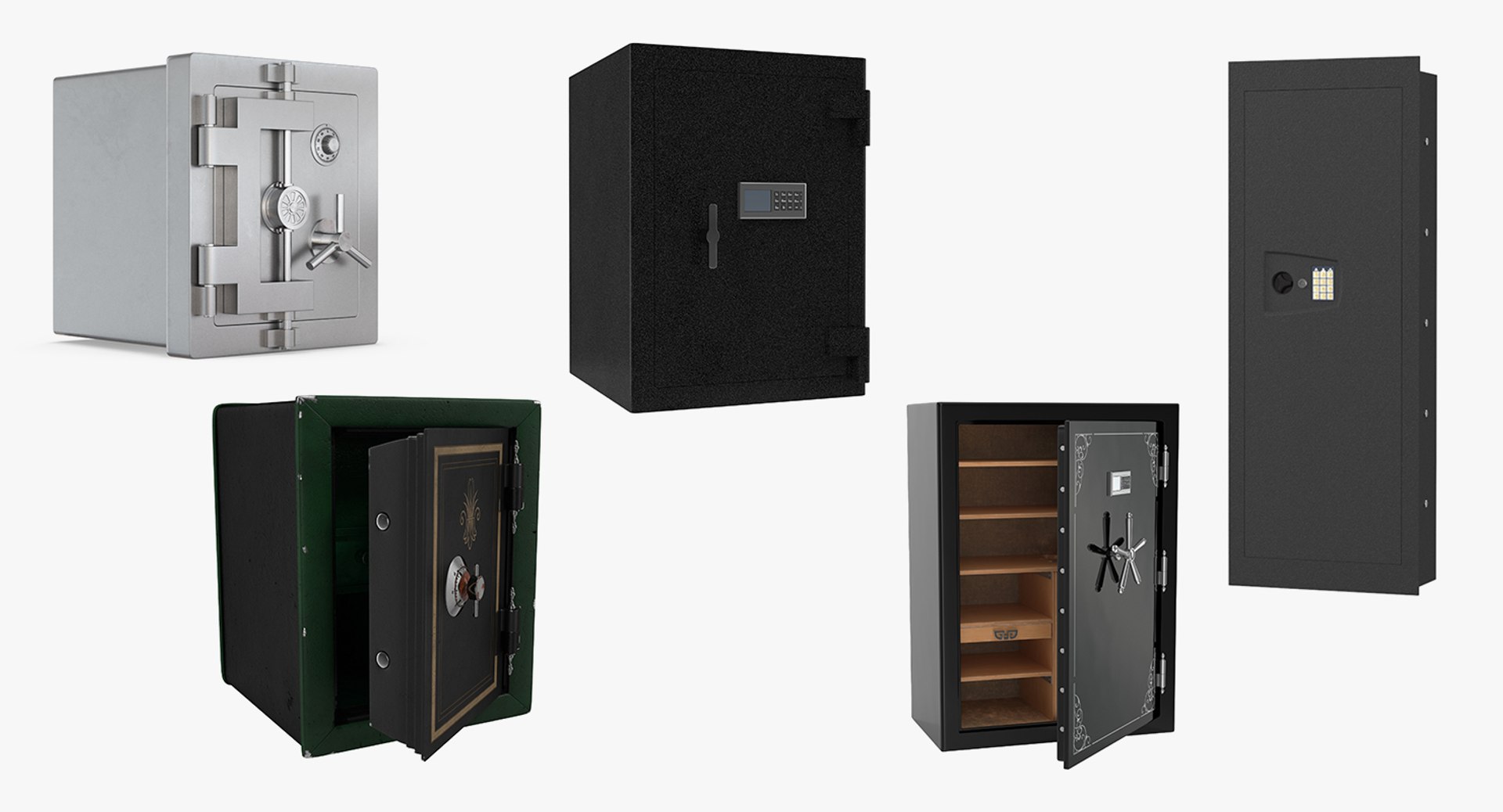 Safes Collection 5 3D Model - TurboSquid 1957235