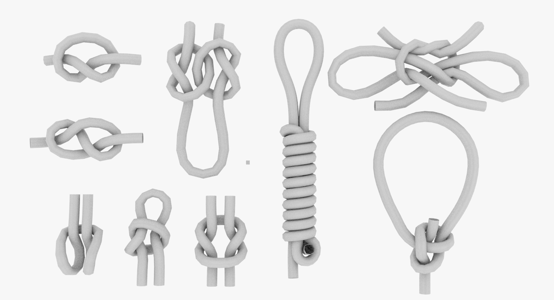 Free knots 3D model - TurboSquid 1533503