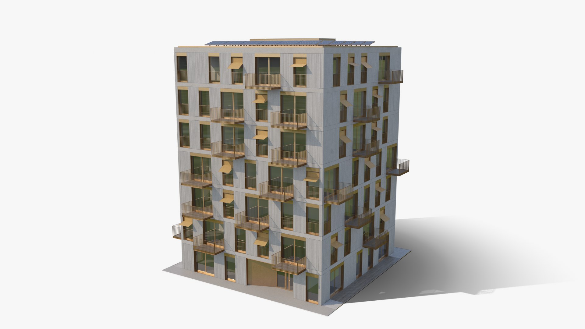 Apartment House 019 3D model - TurboSquid 1741198