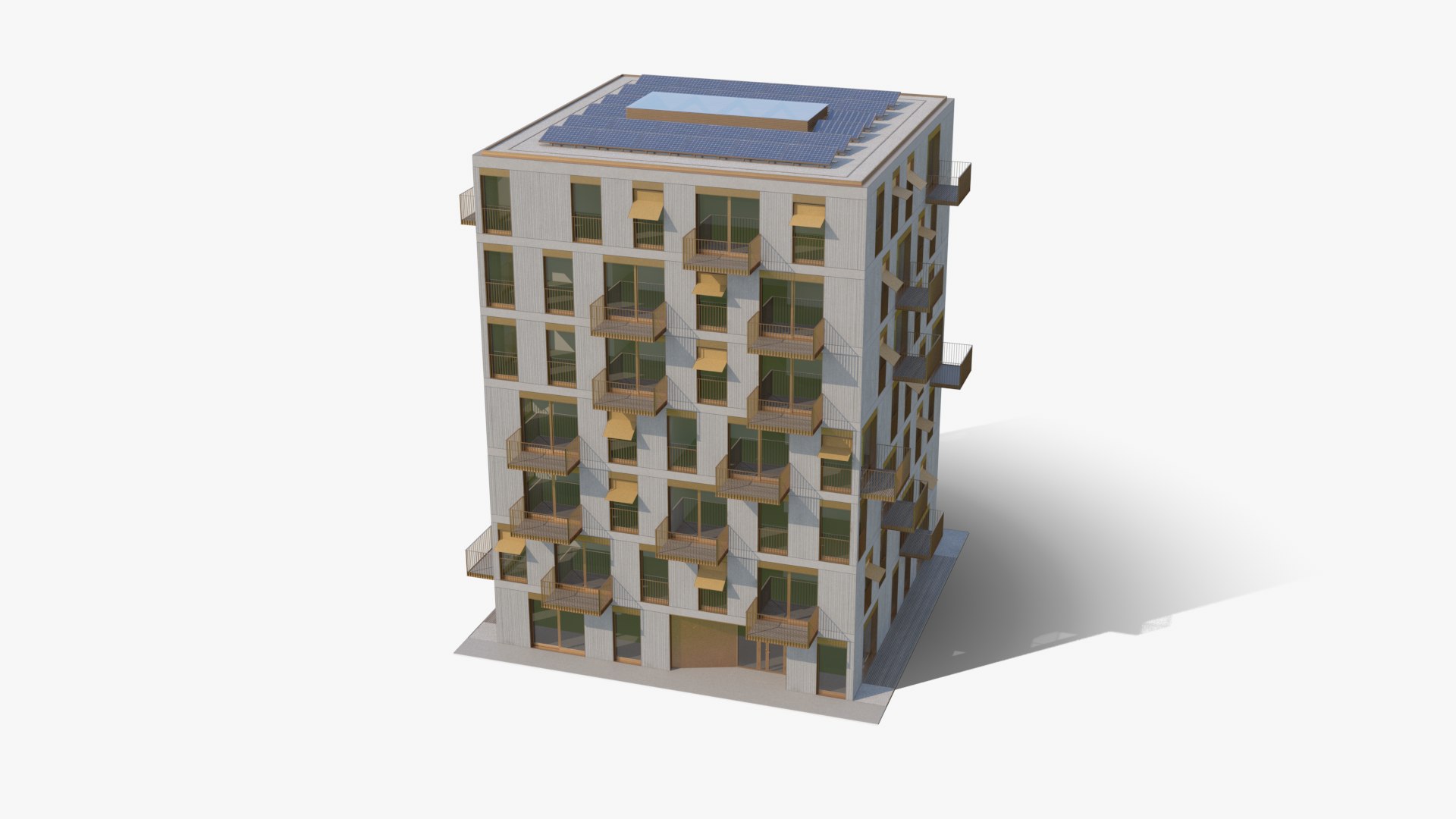 Apartment House 019 3D model - TurboSquid 1741198