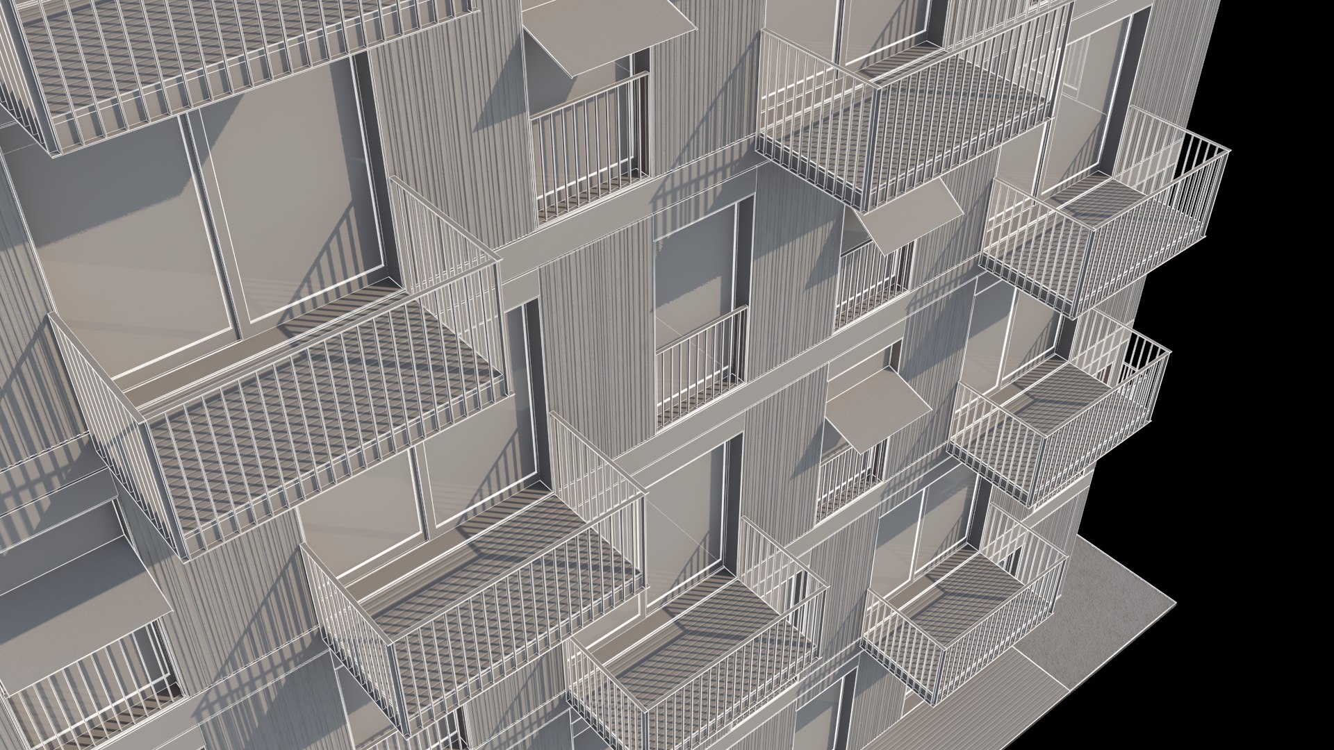 Apartment House 019 3D model - TurboSquid 1741198