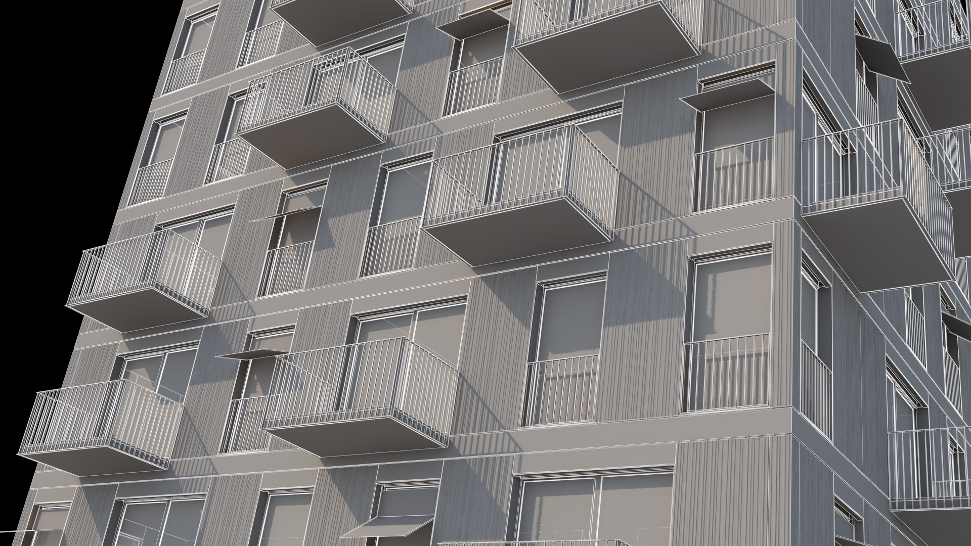 Apartment House 019 3D model - TurboSquid 1741198