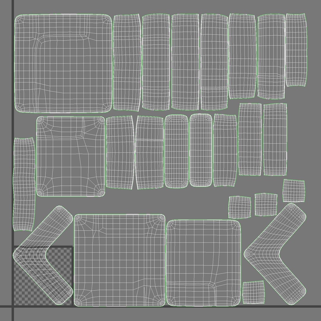 3D Alphabet 2 Seater Sofa By Fritz Hansen - TurboSquid 1962662