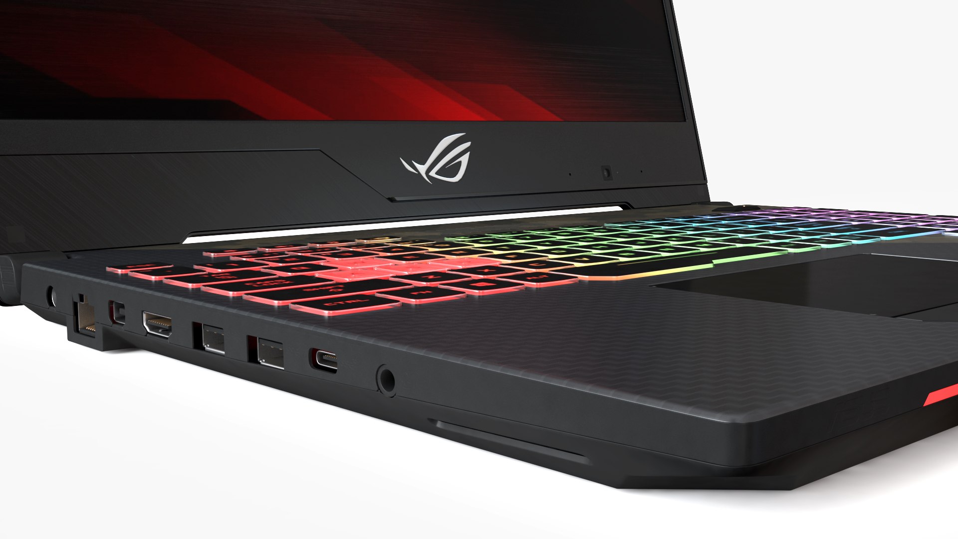 Laptop ASUS SCAR II model - TurboSquid 1729451