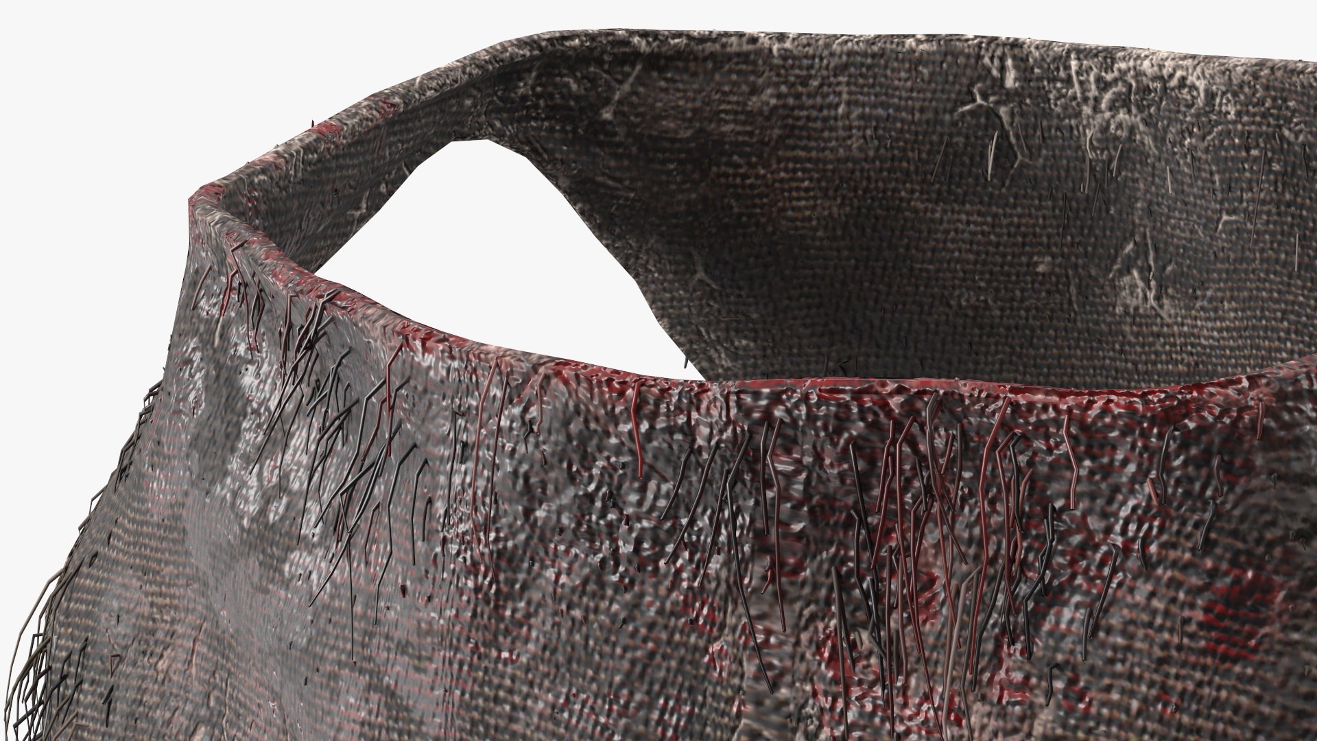 3D Bloody Rag Loincloth Fur Model - TurboSquid 1699096