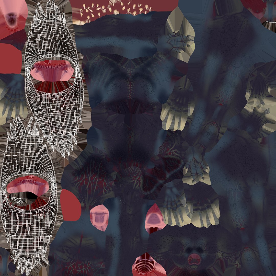 3D bloody rag loincloth fur model - TurboSquid 1699096