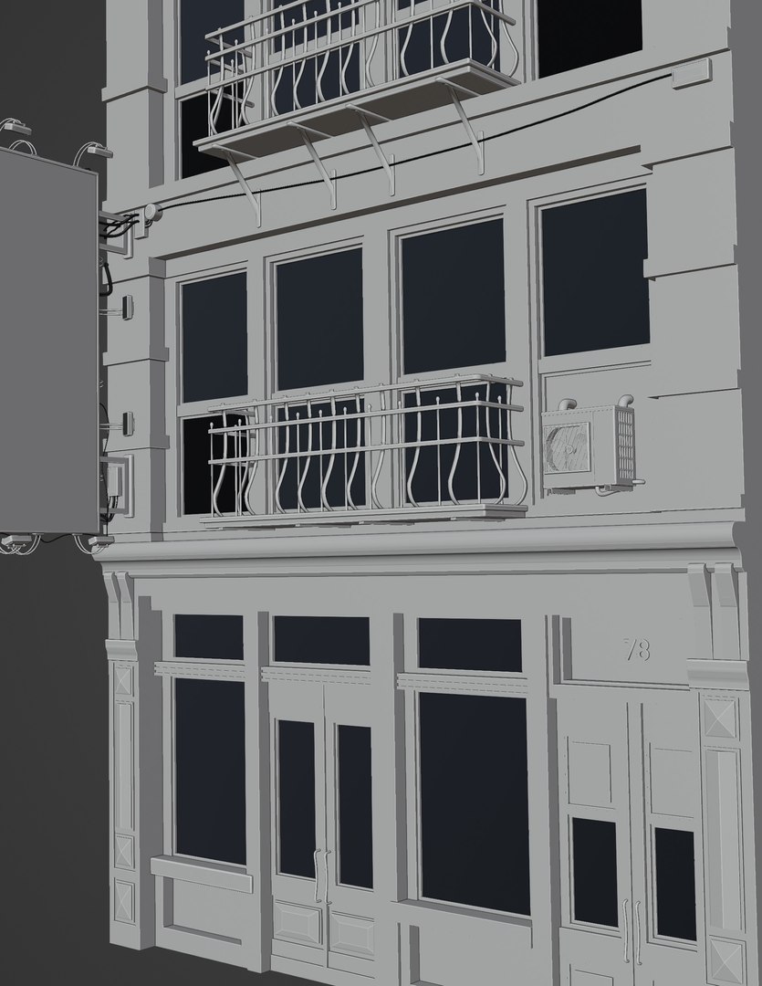 Old building 3D model - TurboSquid 2124207