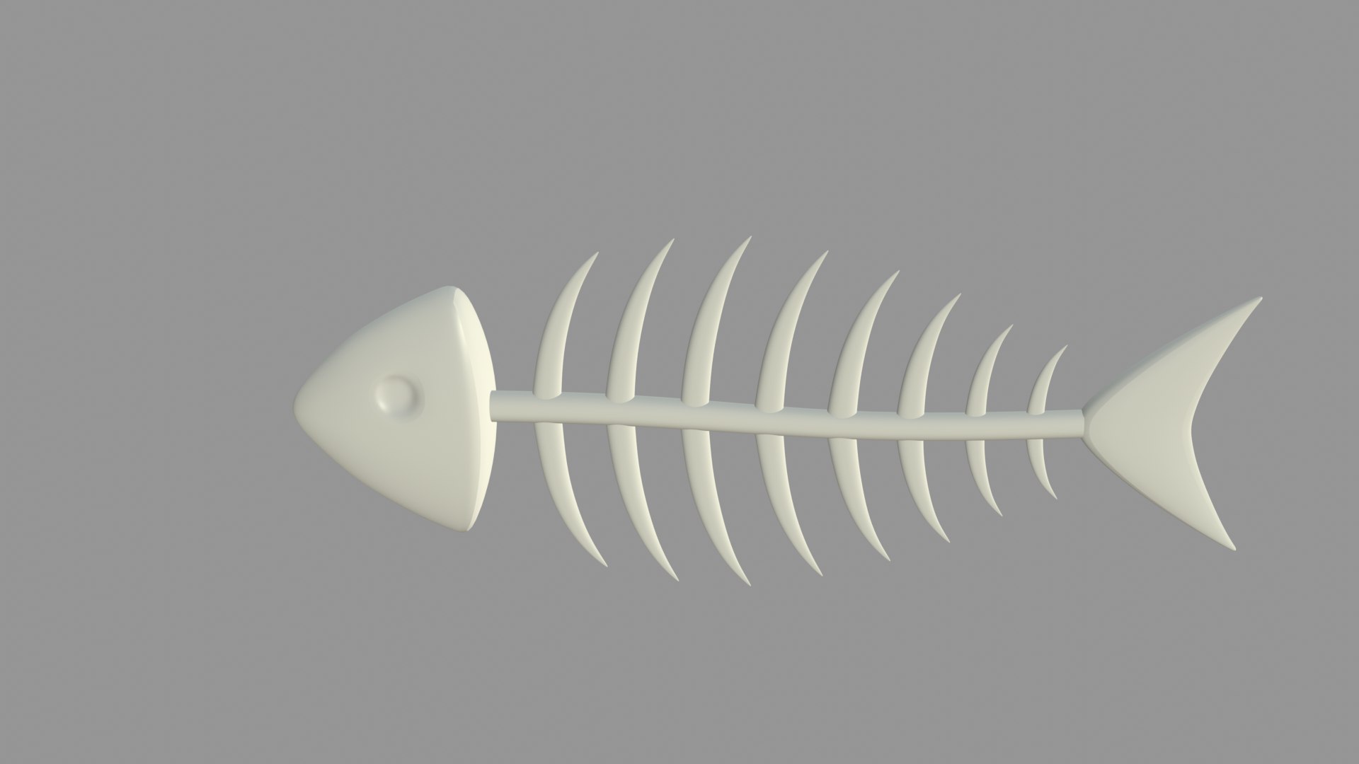 3D Fish Skeleton Bones - TurboSquid 2201331