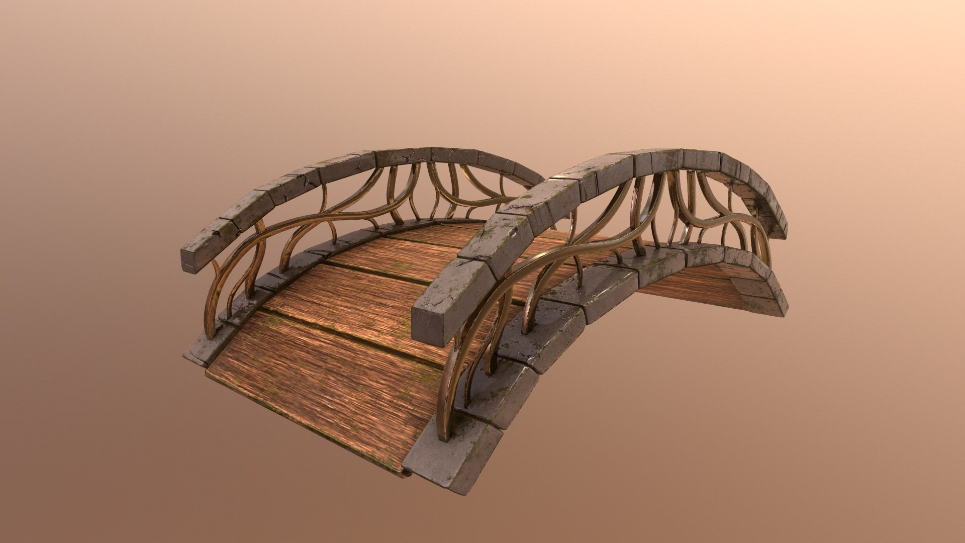 3D Model Bridge Architecture - TurboSquid 1642596