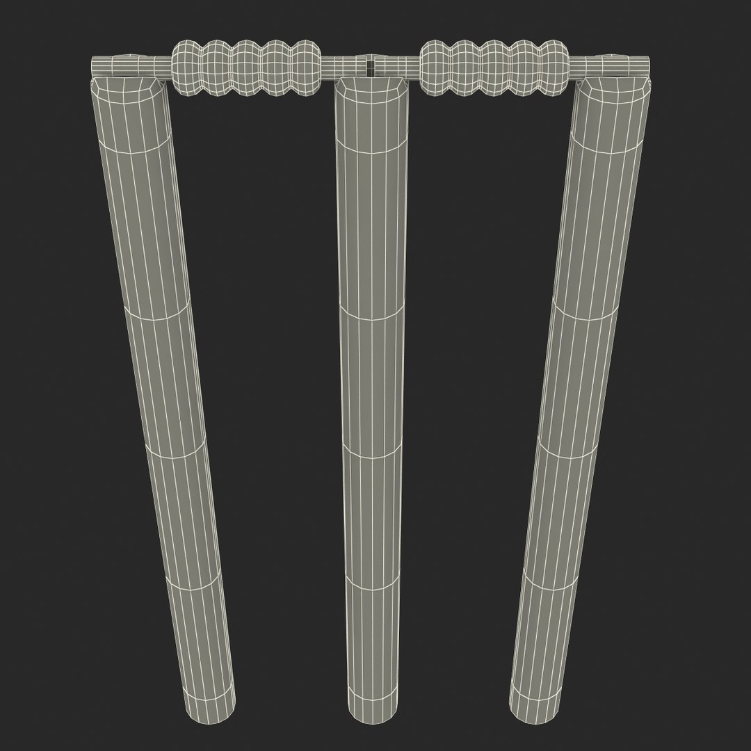3d Model Cricket Wicket Kookaburra