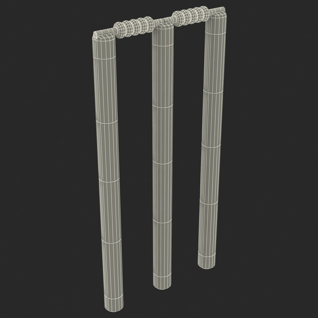3d Model Cricket Wicket Kookaburra