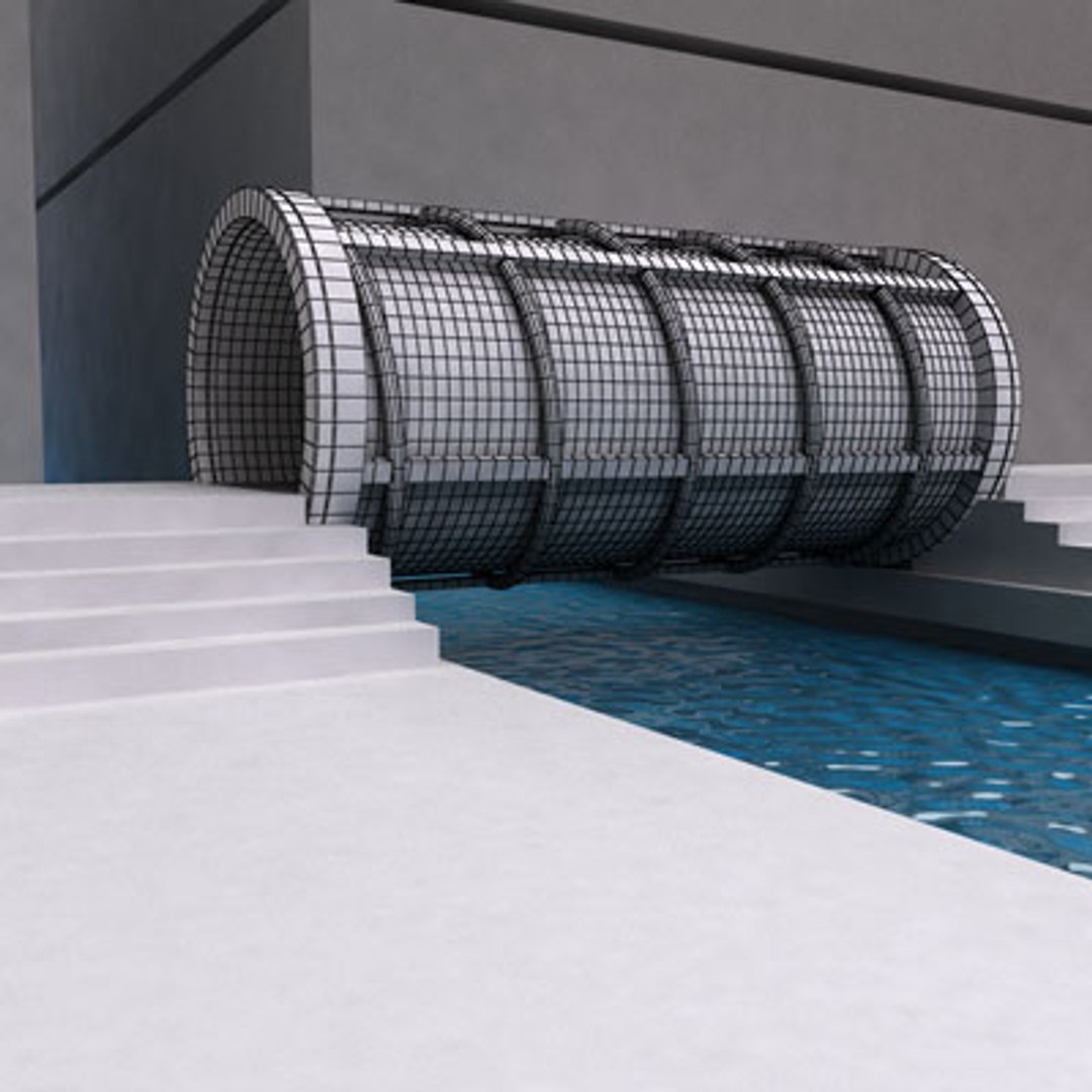 3d model of glass bridge