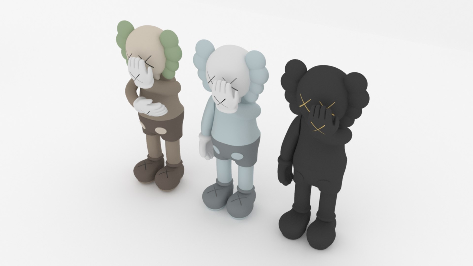 Kaws Companion 3dPrint 3D Print Model Model - TurboSquid 1950672