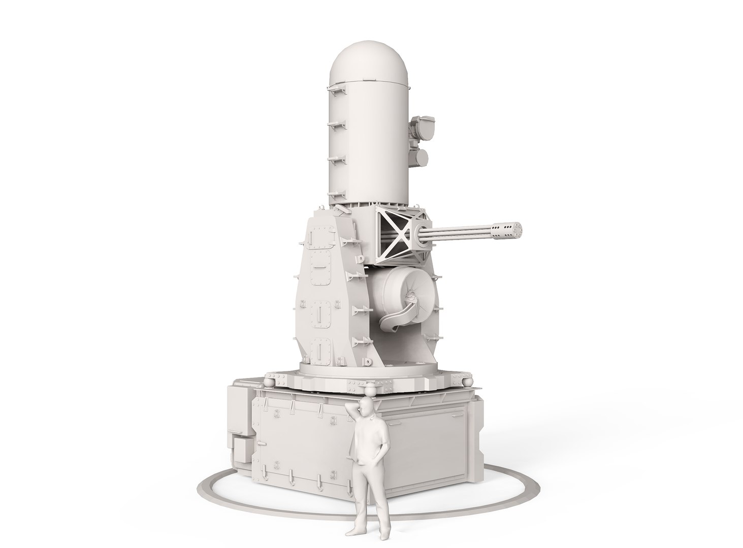 Phalanx CIWS 3D Model - TurboSquid 2018768