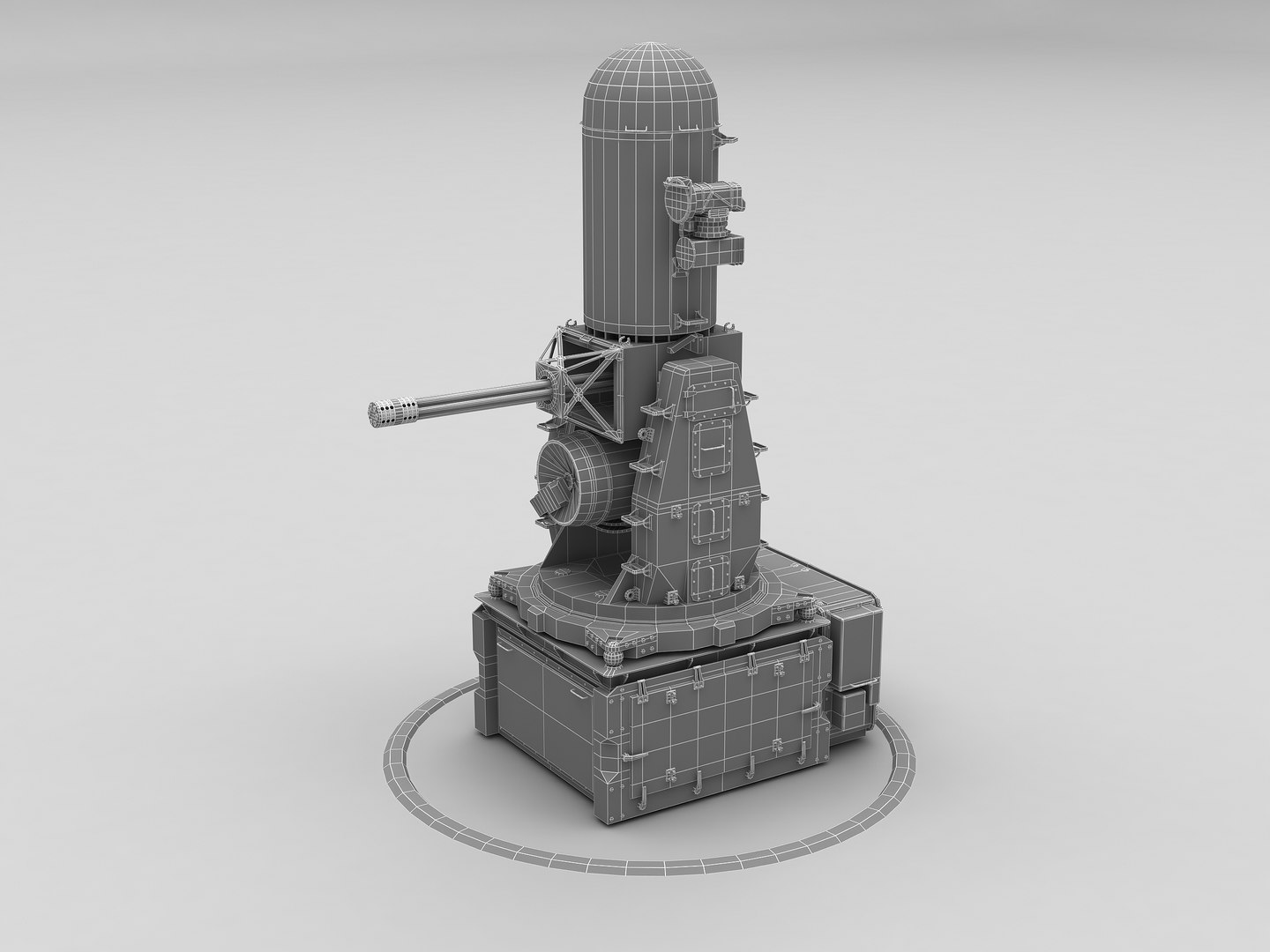 Phalanx CIWS 3D Model - TurboSquid 2018768