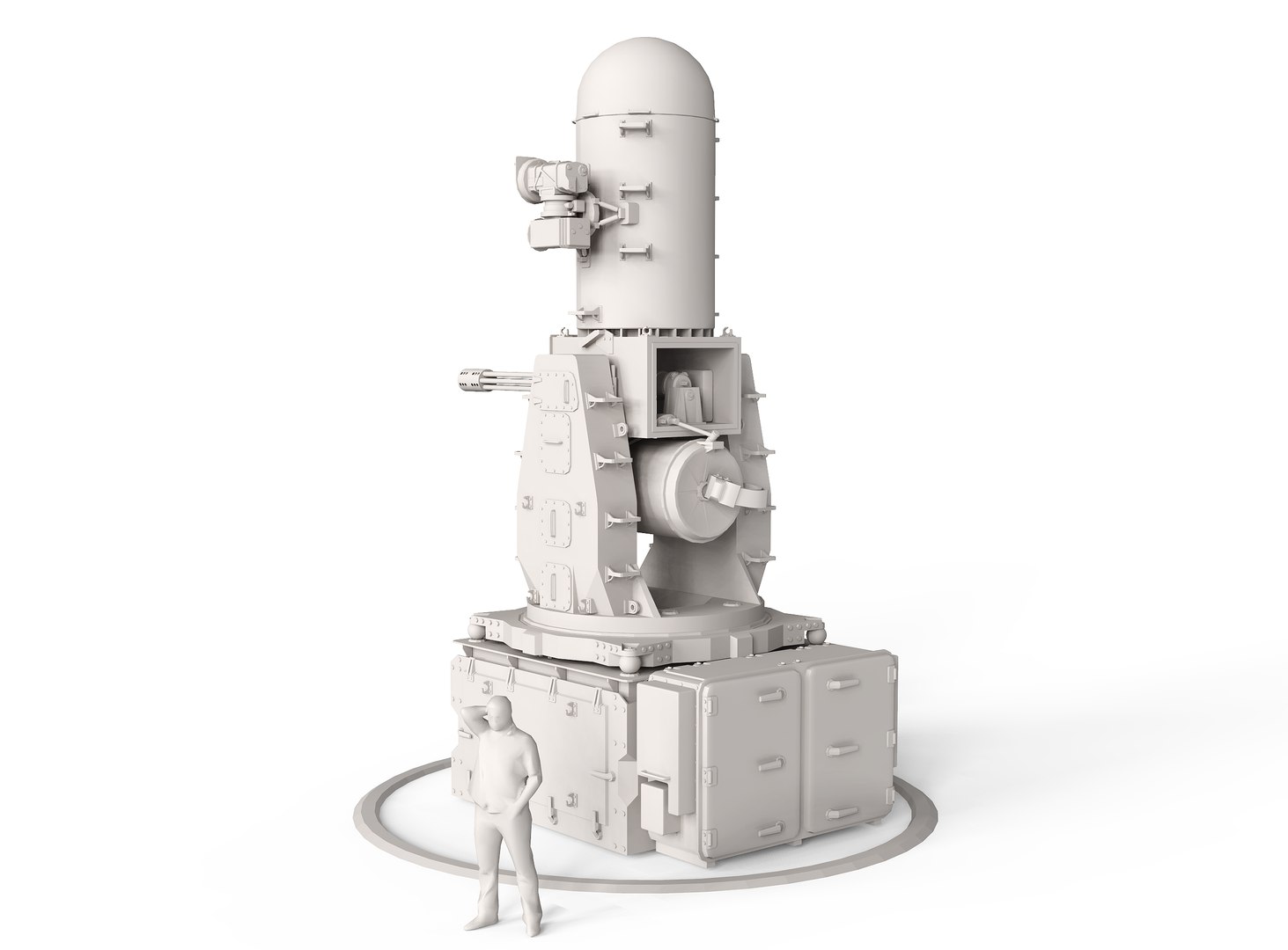 Phalanx CIWS 3D Model - TurboSquid 2018768