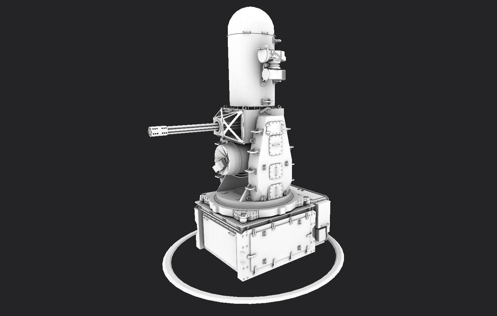 Phalanx CIWS 3D Model - TurboSquid 2018768