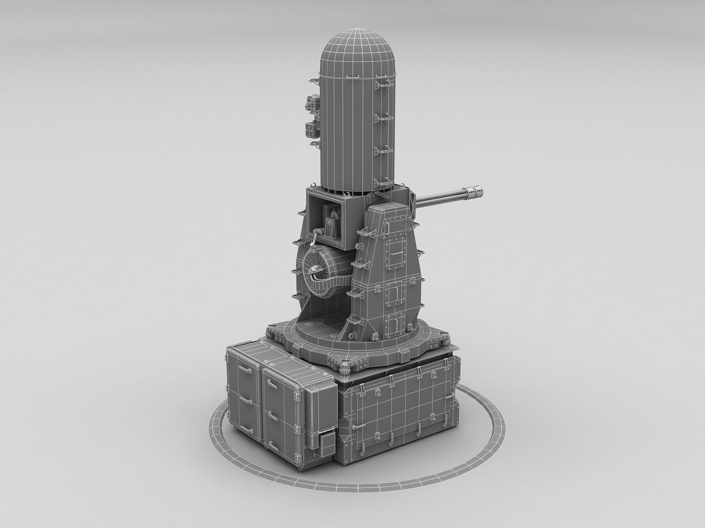Phalanx Ciws 3d Model Turbosquid 2018768 