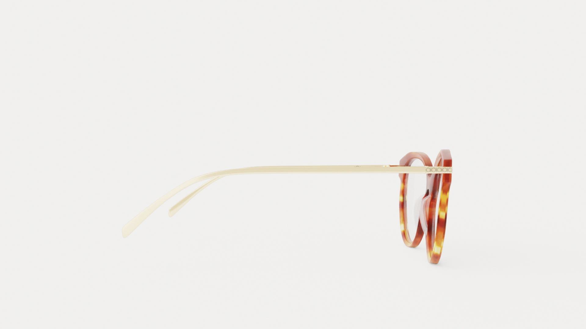 3D EOE EYEWEAR - Fredrika 53 Honey Glasses Model - TurboSquid 2215080