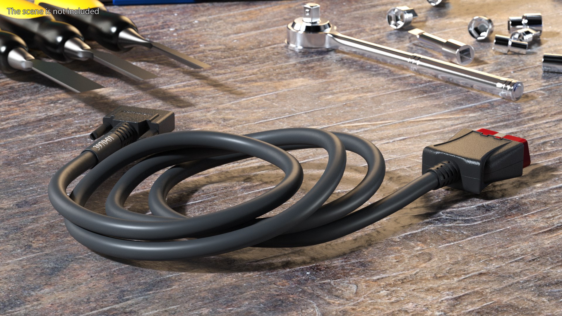 3D Bosch ADS 625 OBD II Cable - TurboSquid 1859308
