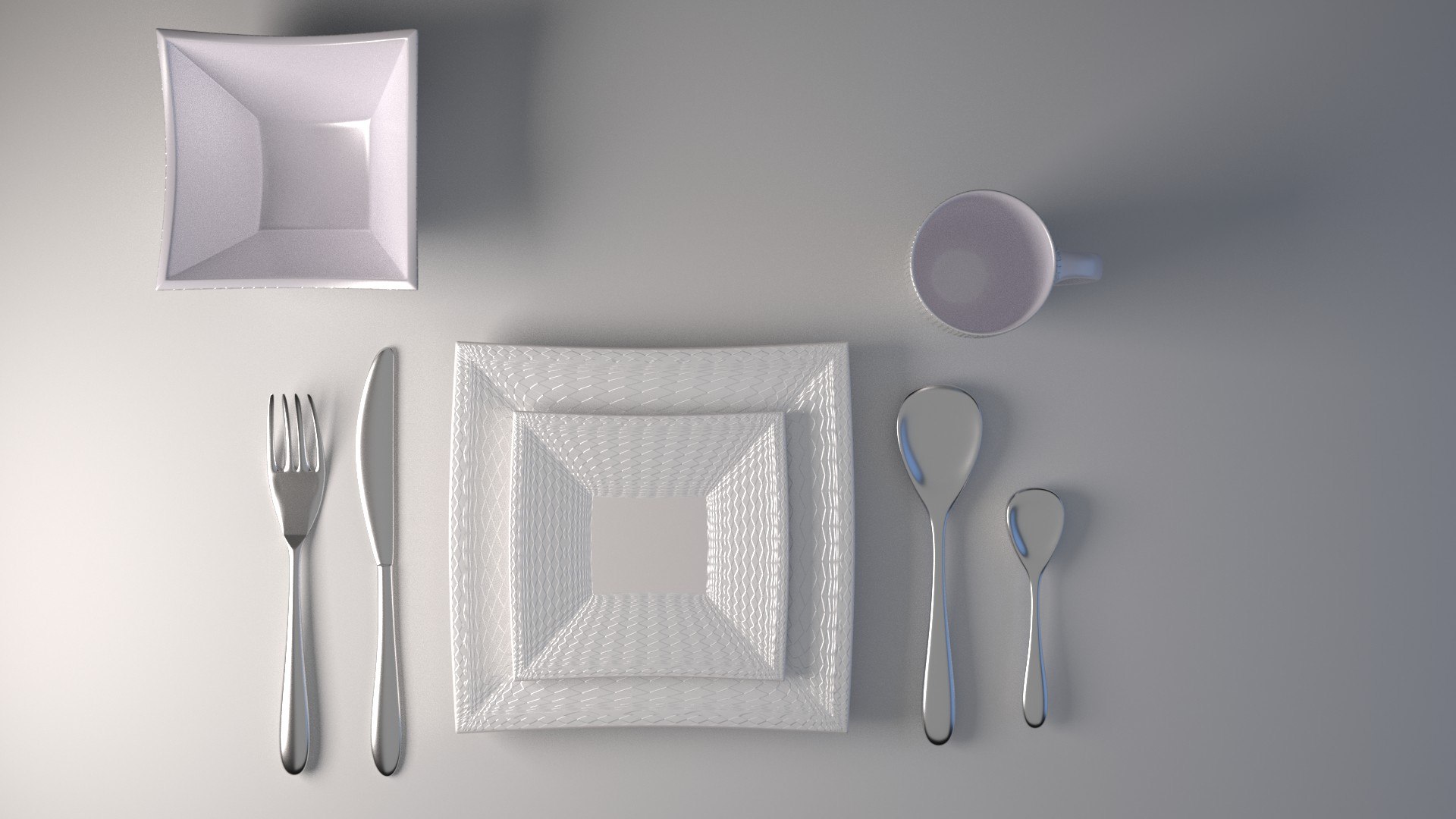 3D Interior Fork Knife - TurboSquid 1347799