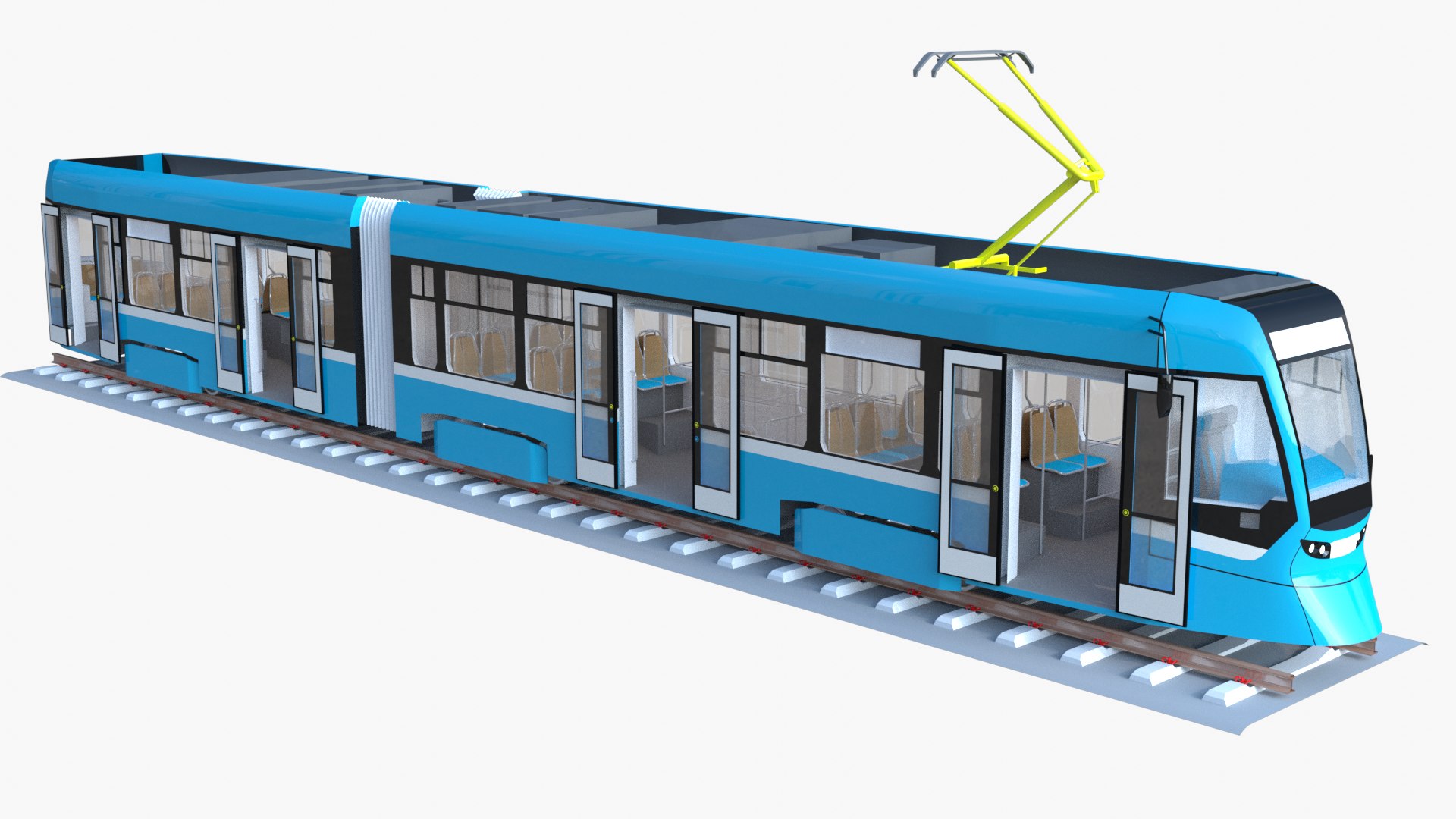 3D Model Tram Stadler - TurboSquid 1628659