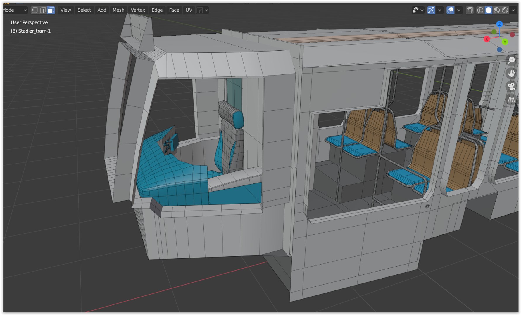 3D Model Tram Stadler - TurboSquid 1628659