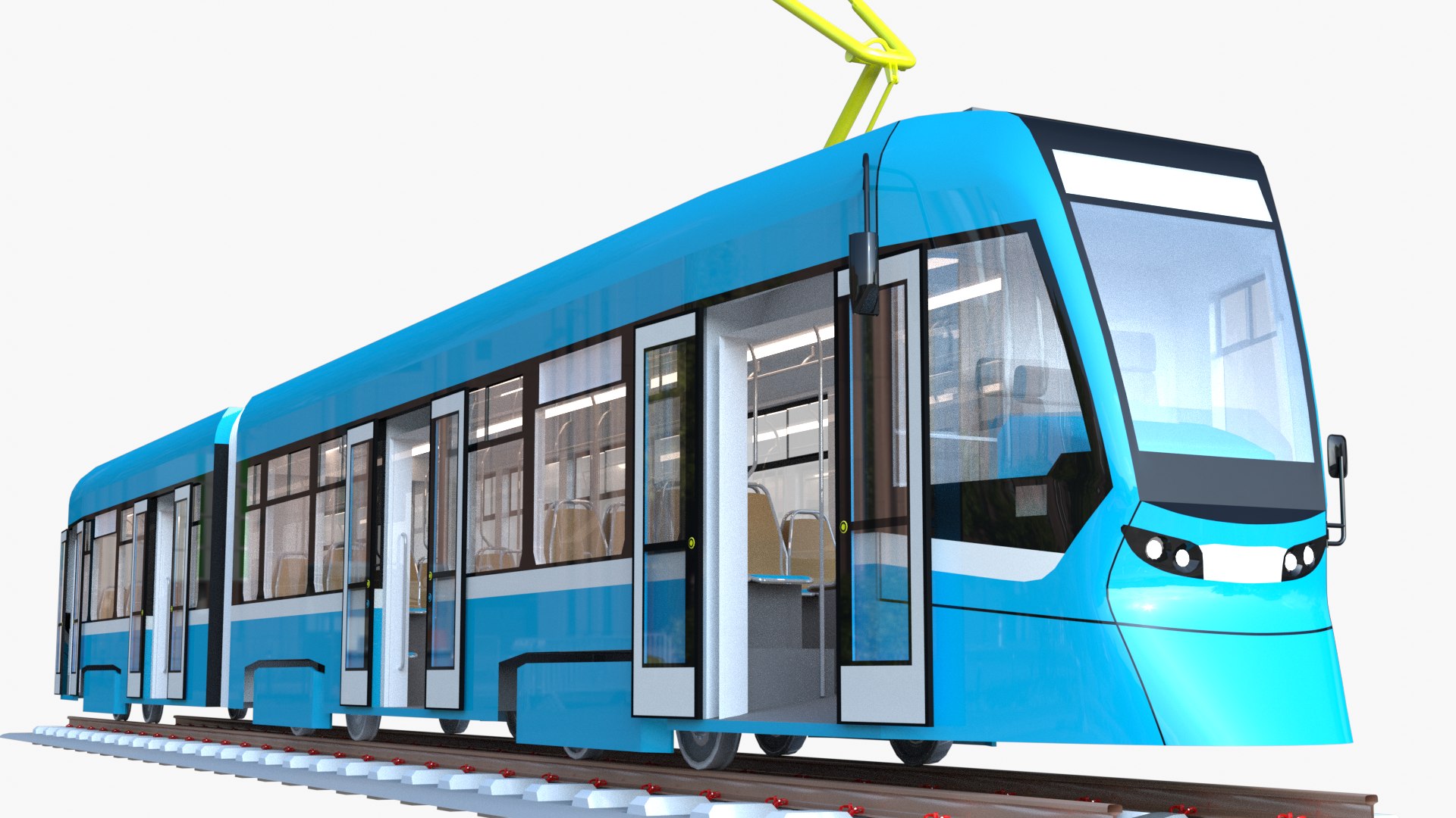 3D Model Tram Stadler - TurboSquid 1628659