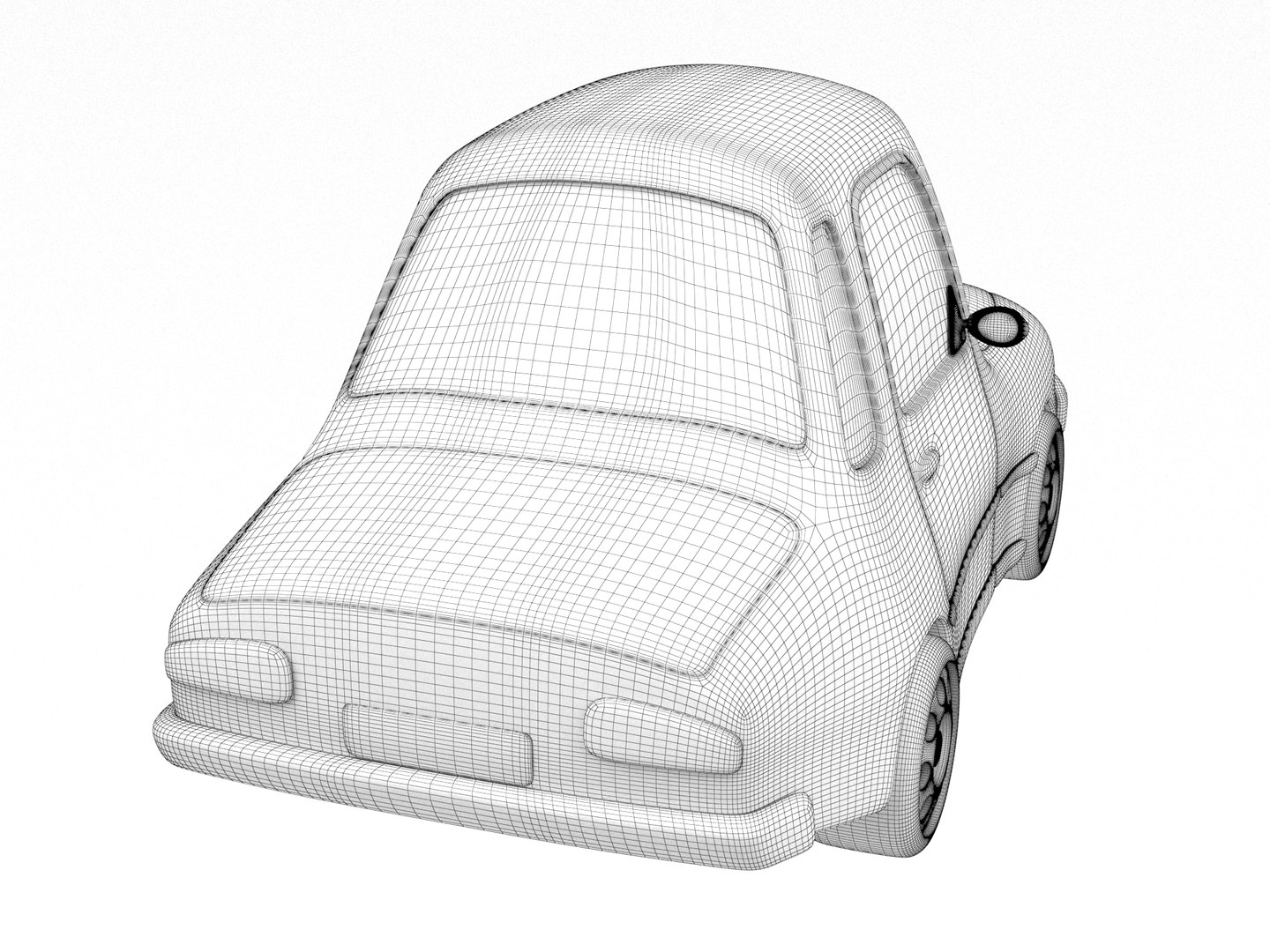 Car Cartoon 02 Model - TurboSquid 2229974