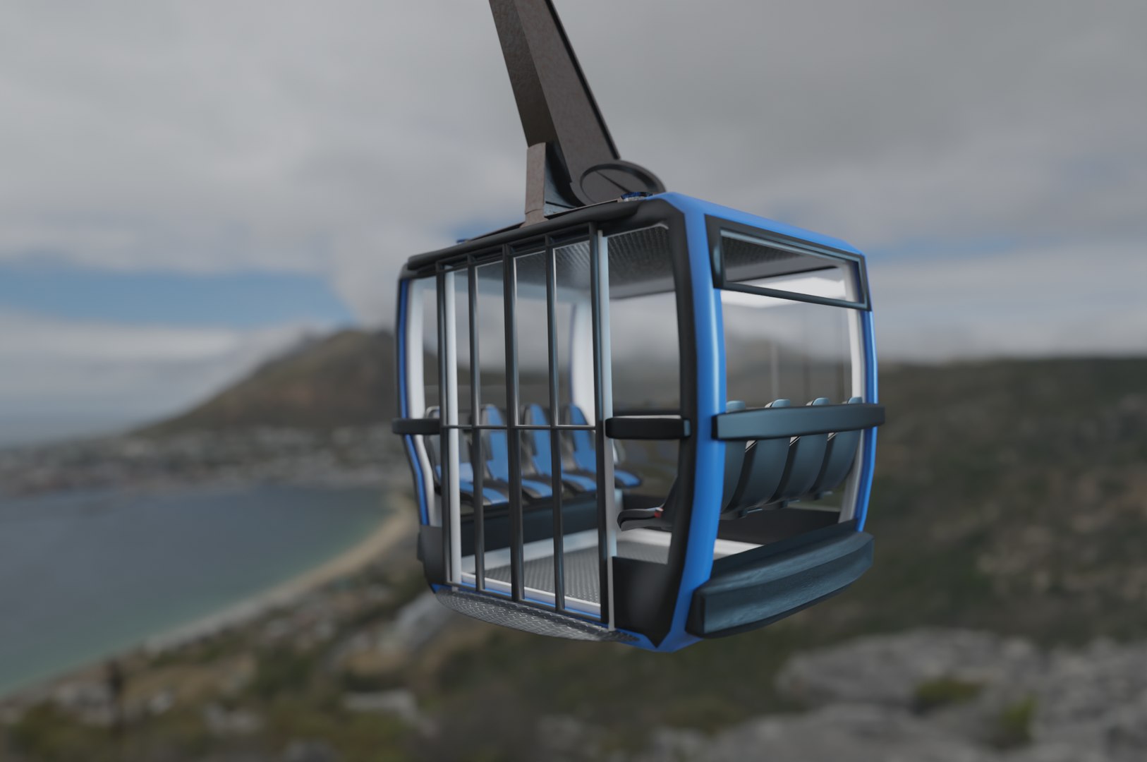 Cable Car 3D Model - TurboSquid 1952338