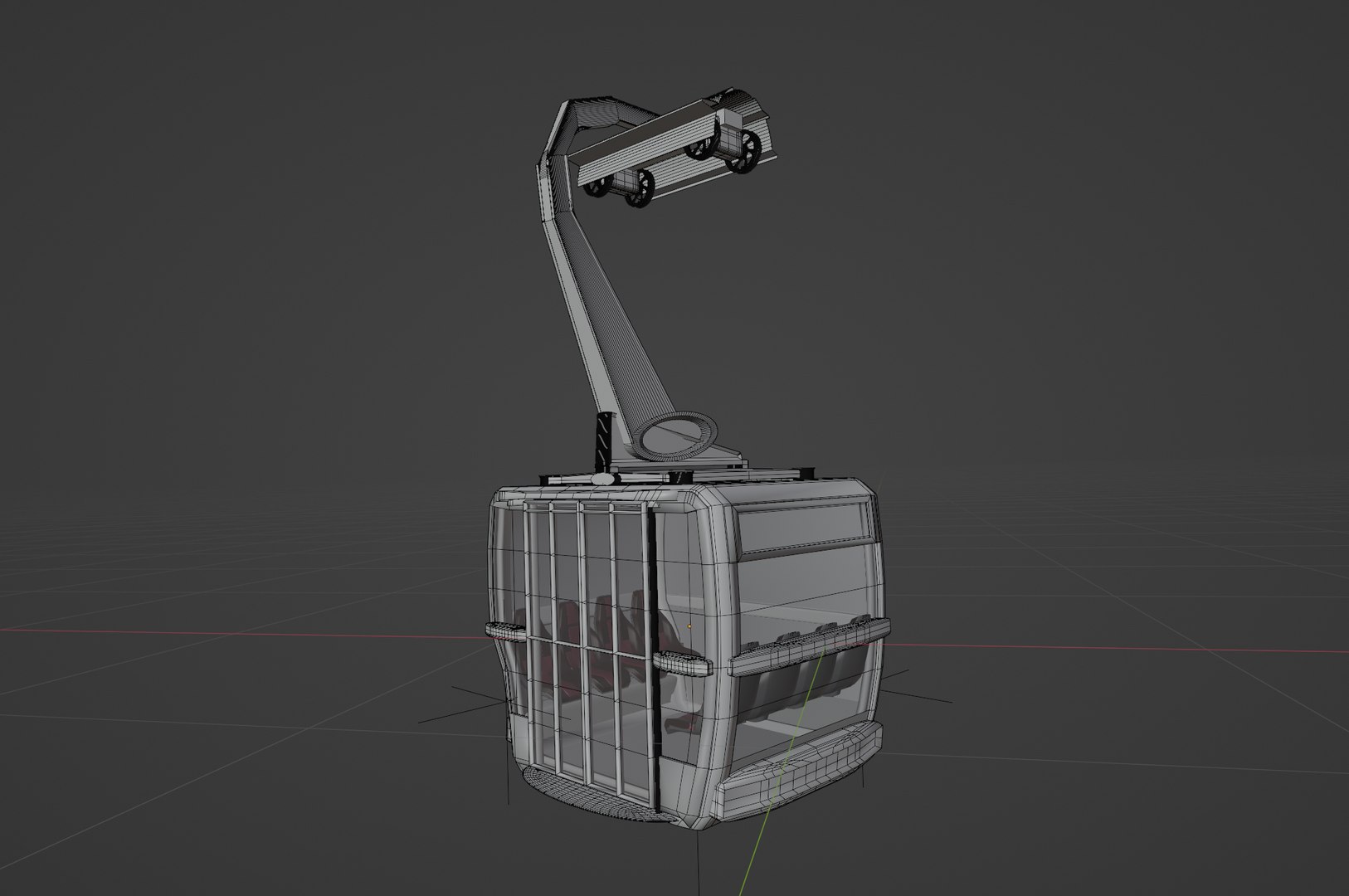 Cable Car 3D Model - TurboSquid 1952338