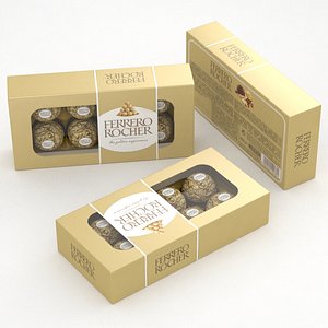 3D ferrero raffaello model - TurboSquid 1232506