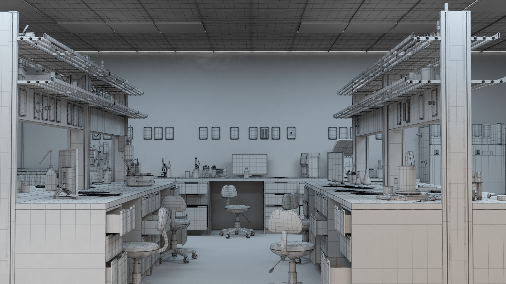 3D scientific laboratory lab model - TurboSquid 1625633