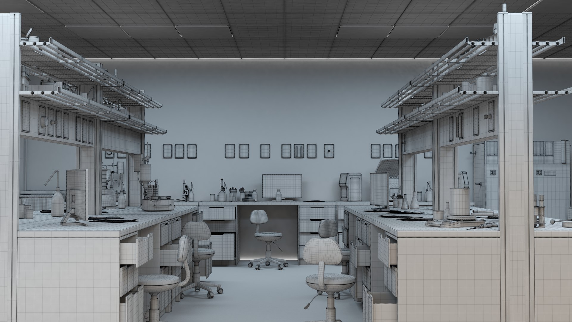3D scientific laboratory lab model - TurboSquid 1625633