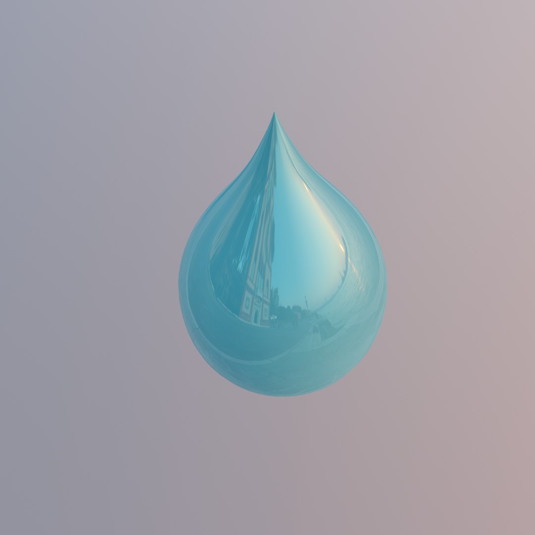 Color Droplet 3D Model - TurboSquid 1442978