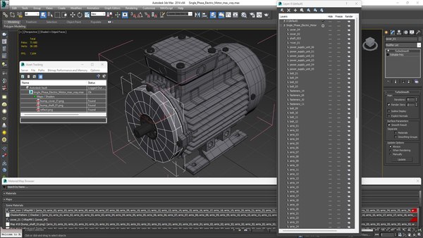 modelo 3d Motor eléctrico monofásico - TurboSquid 2127123