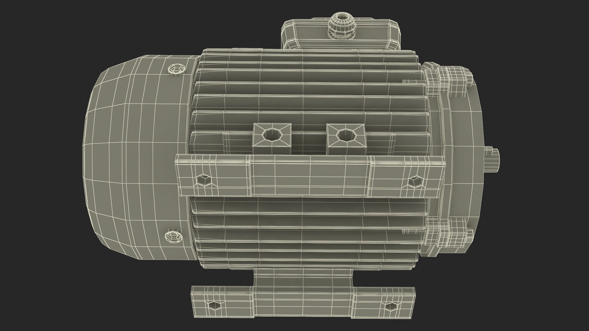 Single Phase Electric Motor 3D Model - TurboSquid 2127123