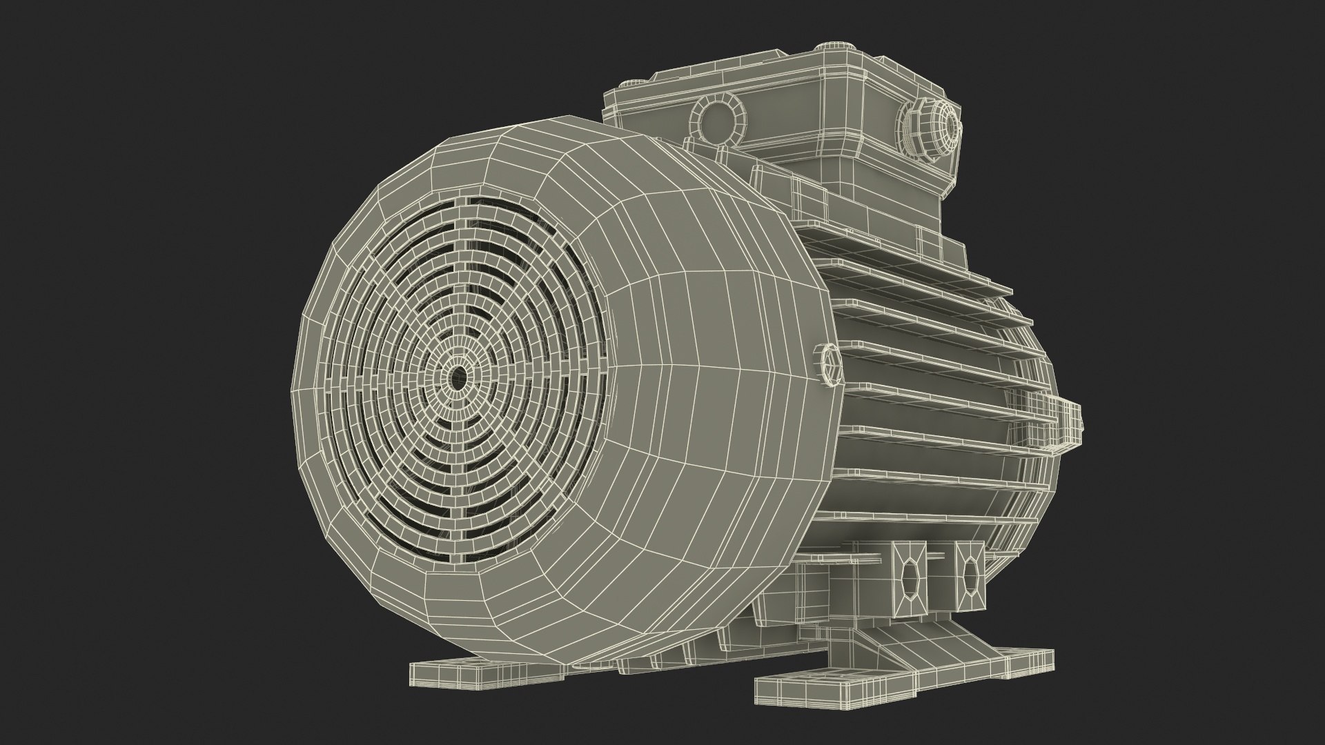 Single Phase Electric Motor 3D Model - TurboSquid 2127123