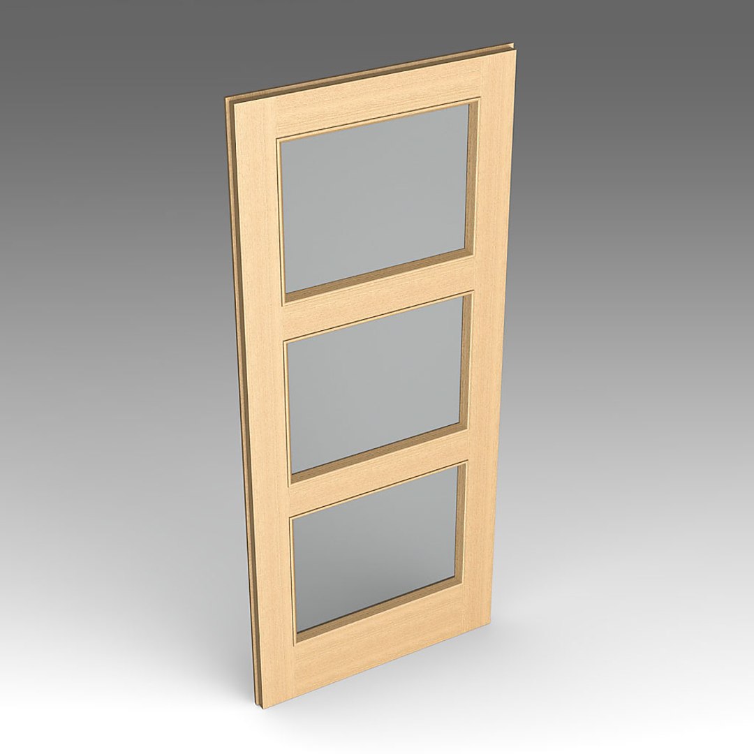 wood door fbx