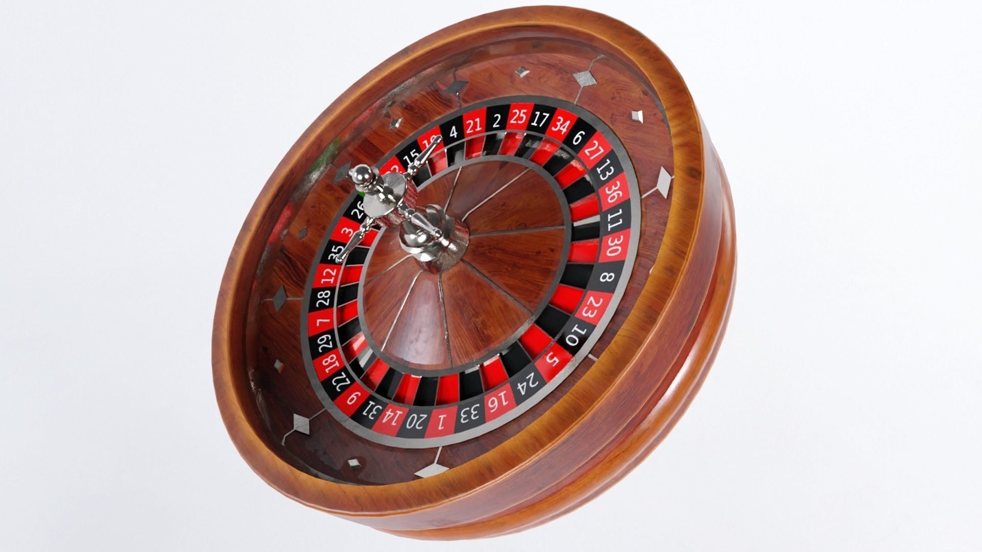 Roulette Wheel 3D Model - TurboSquid 2153931
