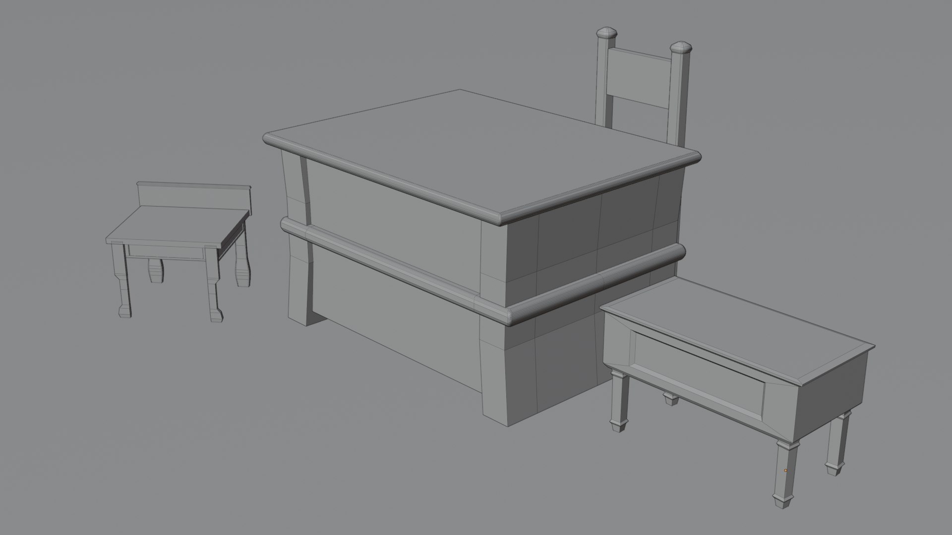 Fornitures Wood 3D Model - TurboSquid 2246557