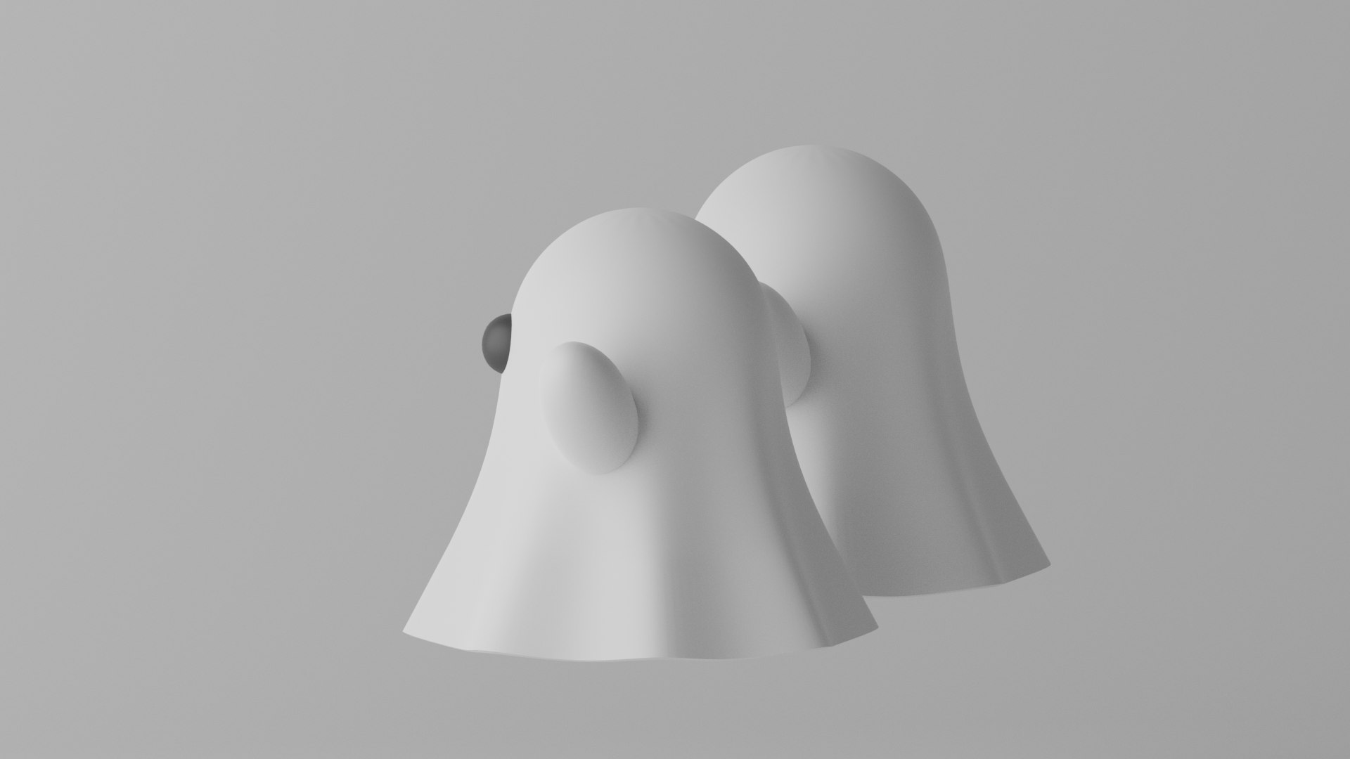 3D Model Cartoon Cute Ghost - TurboSquid 2185059