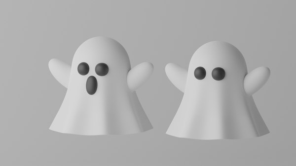 modelo 3d Fantasma lindo de dibujos animados - TurboSquid 2185059