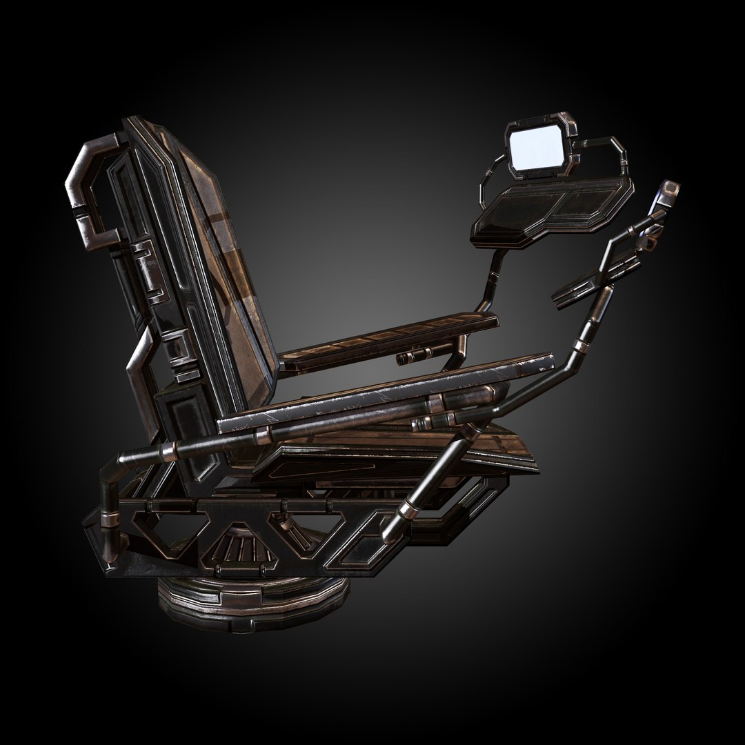 Cockpit chair 3D - TurboSquid 1533320