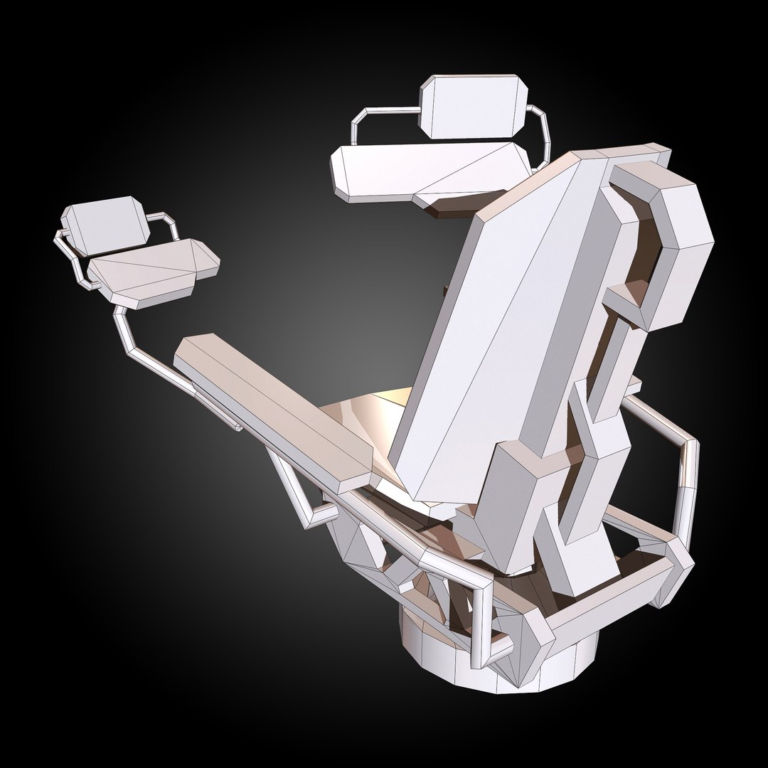 Cockpit chair 3D - TurboSquid 1533320