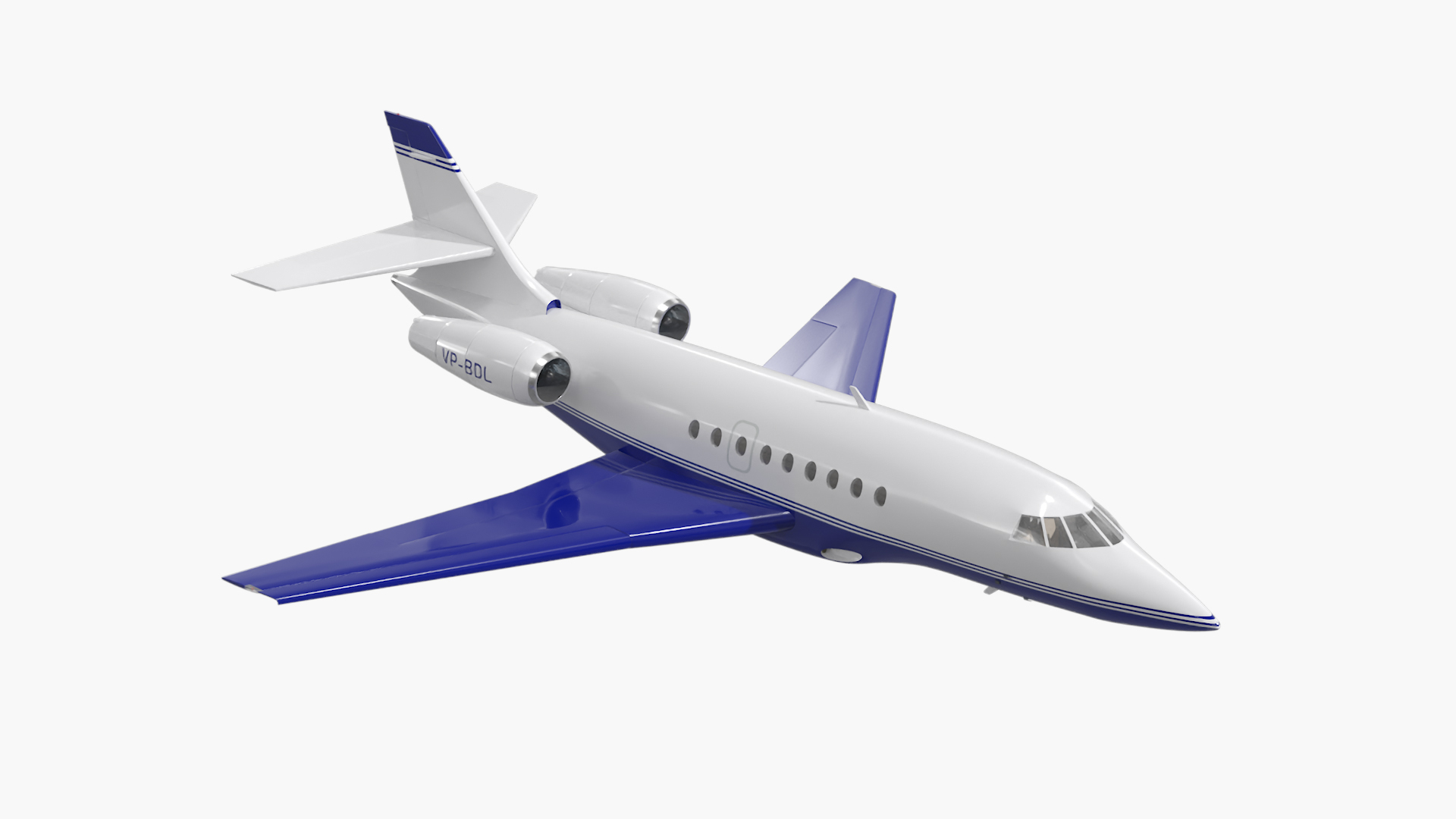 Business Jet Dassault Falcon 2000 Blue No Chassis 3D Model - TurboSquid ...