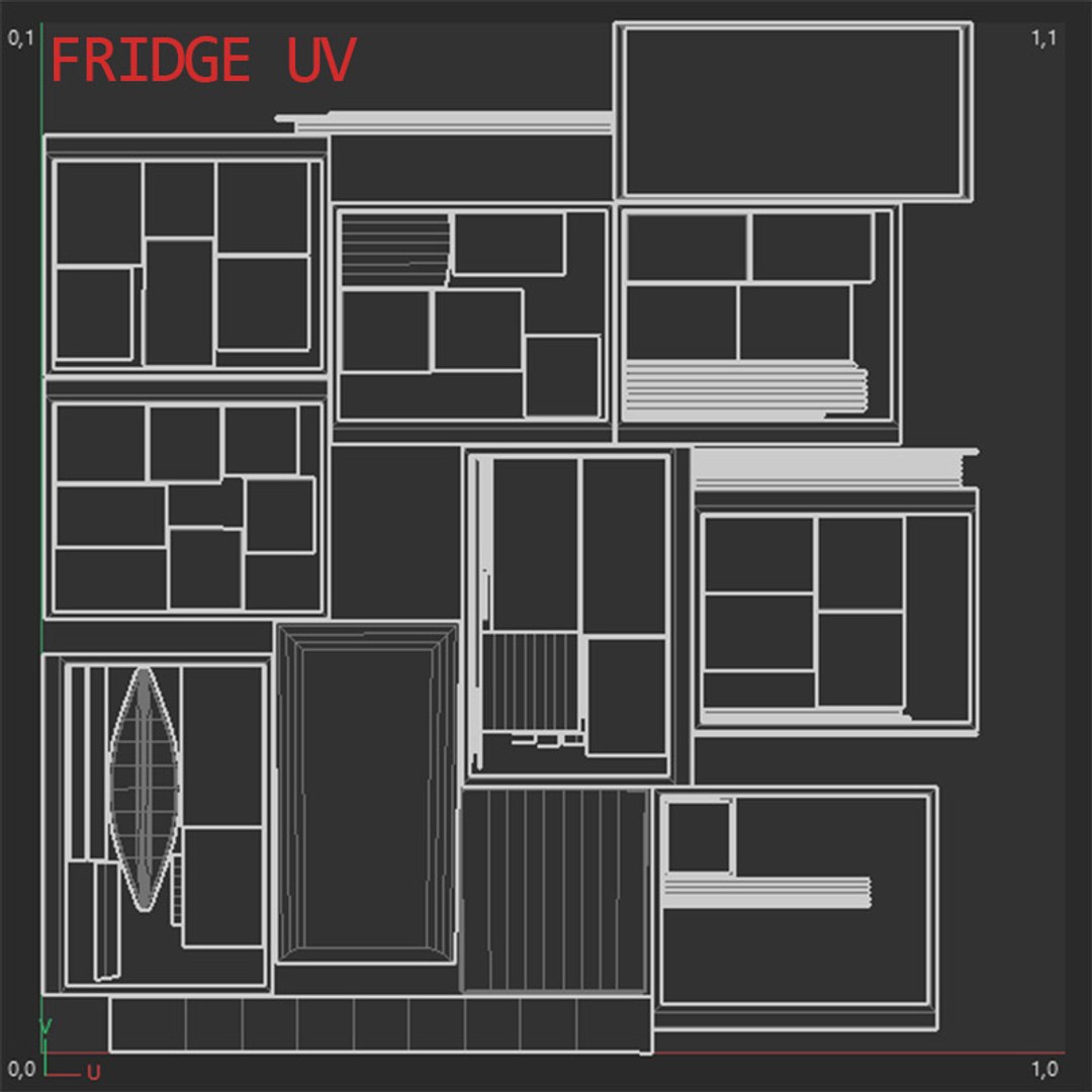 Fridge 3D Model - TurboSquid 2249752
