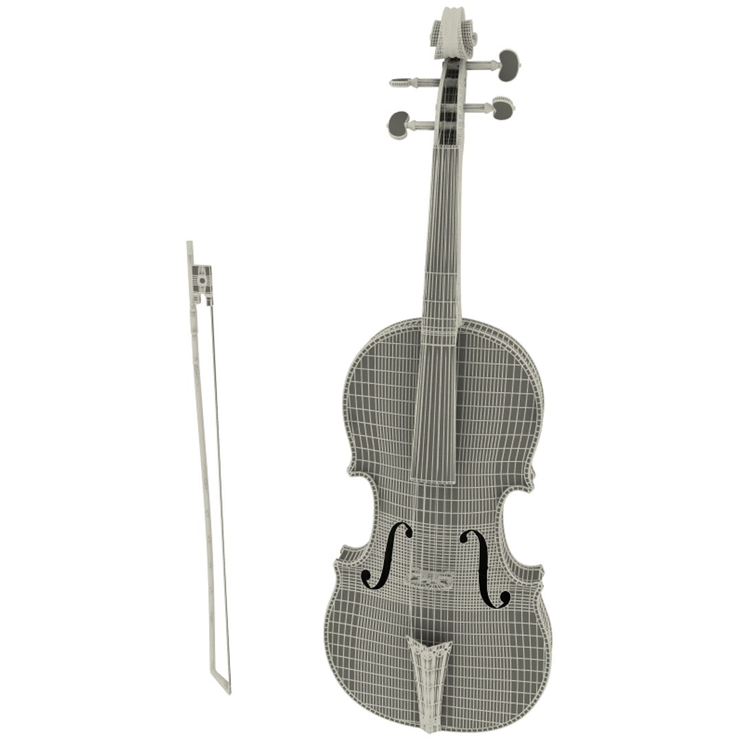 violin modelled max