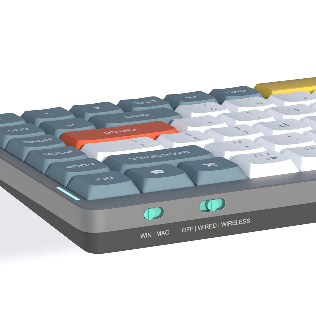 3D Nuphy AIR75 Keyboard Model - TurboSquid 2165705